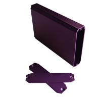 China 6063-T5 Aluminum CNC Machining Enclosure 28x144x160mm Custom Power Amplifier Box for sale
