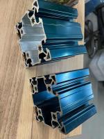 China 100x100 Aluminum Extrusion Profile 10.756kg/m CNC Machined for Automobile Production Line Fence for sale