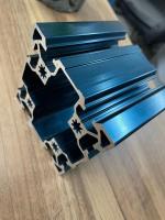 China Aluminum Extruded Sections 8080 T Slot Rail ±0.1mm Tolerance for Production Line Fence for sale