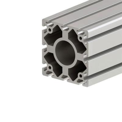 China 120 Series 8.2mm Slotted Aluminum Extrusion Profile 120x120mm for Heavy Duty Warehouse Shelf for sale