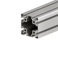 China 80 Series T Slot Aluminum Extrusion 2.2mm Wall Thickness 80x80mm for Safety Guards for sale