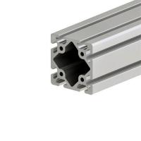 China 80 Series T Slot Aluminum Extrusion 2.2mm Wall Thickness 80x80mm for Safety Guards for sale