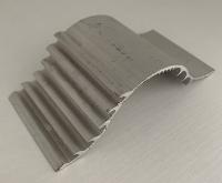 China Arch Bridge Shape CNC Machining Aluminum Profile 6063-T5 Multiple Grooves for sale