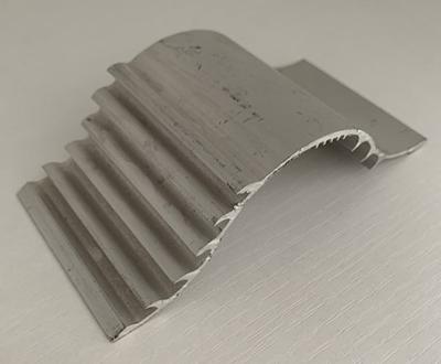 China Arch Bridge Shape CNC Machining Aluminum Profile 6063-T5 Multiple Grooves for sale
