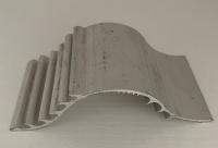 China Arch Bridge Shape CNC Machining Aluminum Profile 6063-T5 Multiple Grooves for sale
