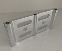 China 6063-T5 Structure CNC Machining Components With Holes Special Decorative Surface for sale