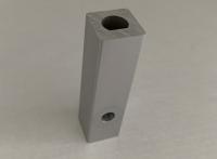 China 6063 T5 Square Column with Oval Hole CNC Machining Aluminum Profile 30,000 Tons Annual Output for sale