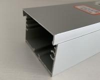 China Trunking CNC Precision Components 6063-T5 50x63 White Detachable Splicing Profile for sale