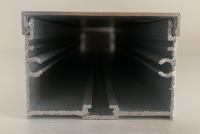 China Trunking CNC Precision Components 6063-T5 50x63 White Detachable Splicing Profile for sale