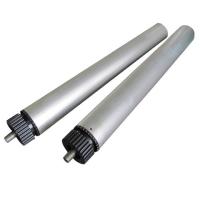 China Galvanized Sprocket 50mm Steel Conveyor Roller With 11 Teeth 13 Teeth for sale