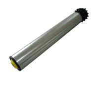 China Galvanized Sprocket 50mm Steel Conveyor Roller With 11 Teeth 13 Teeth for sale