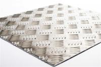China Aluminum Checkered Plate 1100 3003 5052 5754 Big 5 Bars Diamond Pattern 1mm-7.5mm Thickness for sale