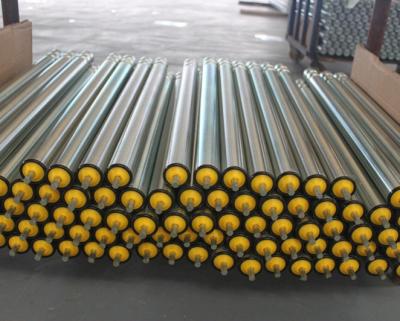 China Sprocket Drive Support 25mm Steel Gravity Roller Replacement for sale