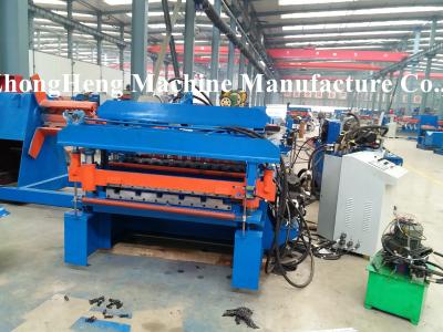 China Color Steel Double deck Roofing Sheet Roll Forming Machine For 0.3-0.8 mm thickness for sale