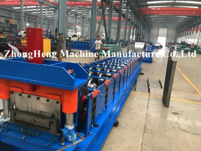 China 11kw Stand Seaming Roofing Roll Forming Machine With Electric Seaming Machine For 1mm Thickness Cold Steel for sale