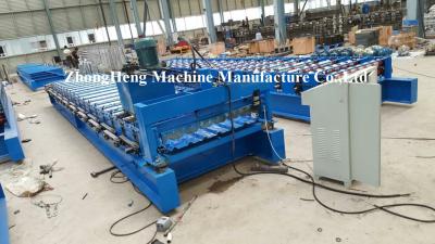China 1000 Model Trapezoidal Shape Roofing Sheet Roll Forming Machine For 0.9mm Thickness Metal for sale