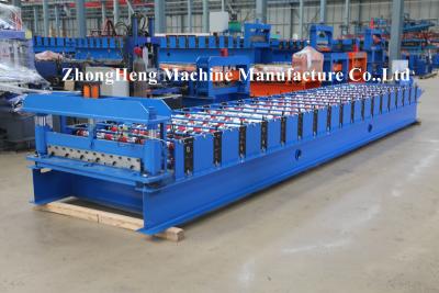 China 914 /1000/1200/1250 Kinds Of Roof Sheet Roll Forming Equipment For Wearhourse Builder for sale