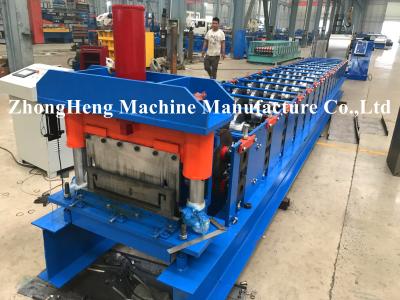China KR 18 Model Hidden Joint Roof Panel Roll Forming Machine For 0.32mm Material With Seaming Machine 180 Degree Loacked for sale