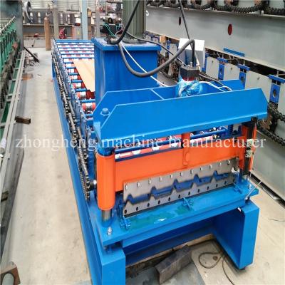 China Custom Galvanized Standing Seam Roofing Sheet Roll Forming Machine for sale