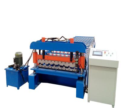 China Steel Fascia Roof R Panel Roll Forming Machine With PLC Control for sale