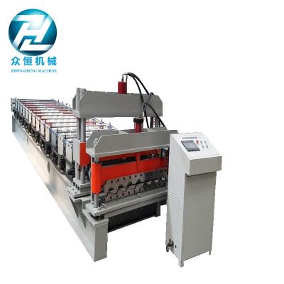 China Hydraulic Wave Roof Glazed Tile Roll Forming Machine / Roll Form Equipment for sale