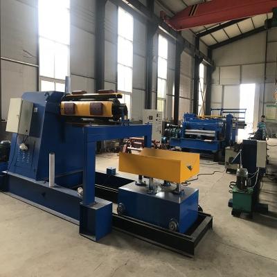 China Decoil Leveling Cut Slitting Recoil Production Line For 3mm Thickness for sale