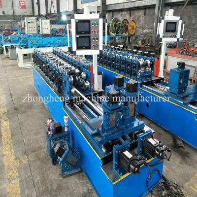 China Chain Drive Galvanized Steel Stud And Track Roll Forming Machine for sale