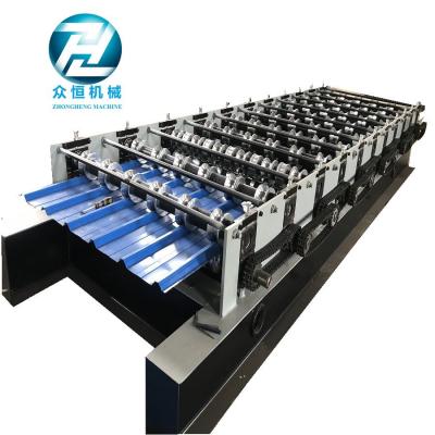 China Arch Color Coated Corrugated Iron Sheet Making Machine 8m / Min Processing Speed for sale