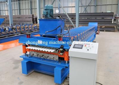 China 16 Stations 686 Ibr Roof Sheet Roll Forming Machine With Cnc Cutting for sale