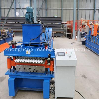 China Wide Span Metal Ibr Roofing Sheet Roll Forming Machine 0.25 - 0.6mm Thickness for sale