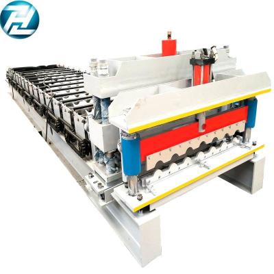 China Servo Motor Drive Roof Tile Roll Forming Machine 32mpa Yield Strength for sale