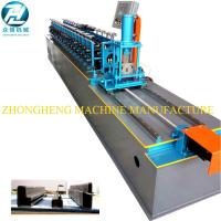 China U Channel Stud And Track Roll Forming Machine With Manual Decoiler / Runout Table for sale