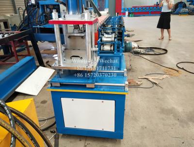 China Roll Forming Machine For Slatted Shutter Doors Plc Controlled Chain Driven 0.4-1Mm 8-20 M/Min for sale