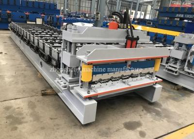 China High Rib Glazed Metal Roof Sheet Making Machine With 8m / Min Processing Speed for sale