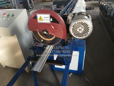 China Speed Hydraulic Chain Drive Shutter Door Rolling Machine Fly Saw Cutting 0.4-0.6Mm for sale