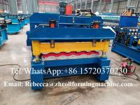 China Yaskawa Tile Sheet Roll Forming Machine Steel Foot Sheet Maker 0.3-0.8Mm 2-4M/Min for sale