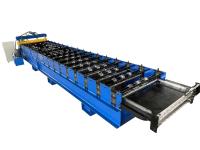 China 2.5T Roofing Sheet Roll Forming Machine with 70mm Roller Diameter for sale