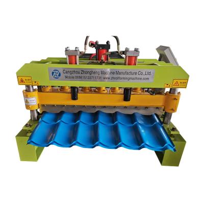China High-Speed 0.3-0.8mm Thickness 2.5T Weight Roofing Sheet Roll Forming Machine for B2B for sale