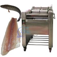 China 20-30pcs/Min Fish Skin Remover Machine , Multipurpose Salmon Peeling Machine for sale