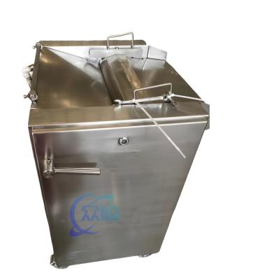 China Durable 0.68KW Fish Skinning Machine Anti Corrosion 249KG for sale