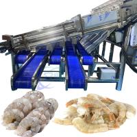 China Stainless Steel Shrimp Sorting Equipment Stable Anti Erosion for sale