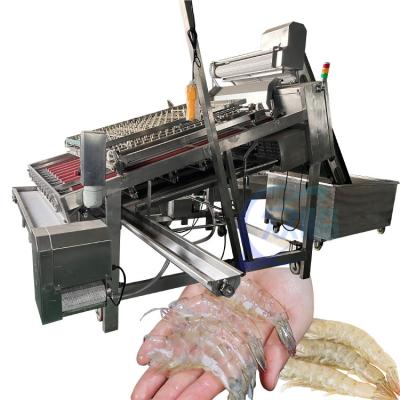 China Stable 3.19KW Shrimp Deveiner Machine , Practical Prawn Shelling Machine for sale