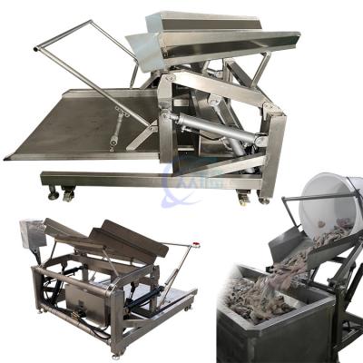 China Seafood Ice Container Hoist Plastic Seafood Ice Chest Lift Ice Box Electric Forklift Commercial Cooler Box Electric Lift for sale