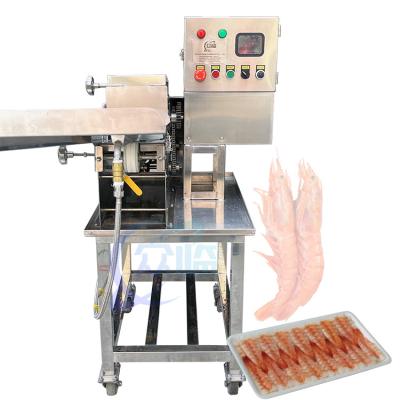 China Semi-Automatic Sushi Shrimp Belly Cutting Machine Sushi Shrimp Cutter for sale