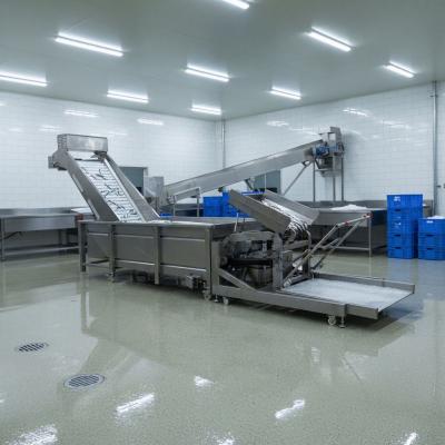 China SUS304 Automatic Lifting Bucket for Seafood Processing Stable Seafood Automatic Lifting Bucket Zolim Automatic Lifting Hopper for sale