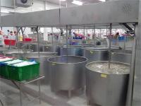China Zolim Seafood Soaking Machine 1.1kw Industrial Stirrer Stable Stainless Steel Automatic Blender Seafood Mixer Seafood Machine for sale