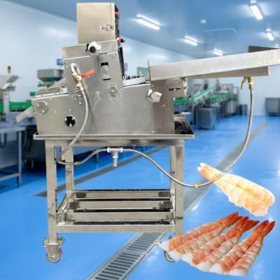 China Practical Automatic Sushi Shrimp Cutter Anti Erosion Automatic Prawn Cutter CE Certification Sushi Shrimp Cutting Equipment for sale