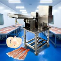 China Smart Prawn Cutting Machine SUS304 Anti Corrosion Prawn Cutting Equipment CE Certification Sushi Prawn Cutter for Seafood for sale