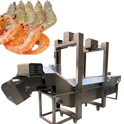 China ISO SUS304 Multipurpose Shrimp Processing Machine 380V Shrimp Cooking Tunnel 3.7KW Automatic Blanching Machine for sale