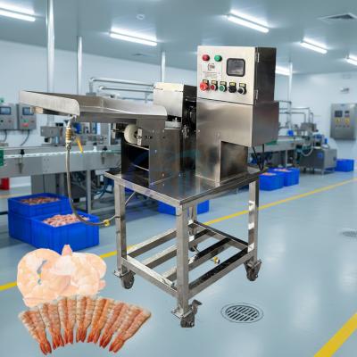 China Zolim Automatic Prawn Cutting Machine Stainless Steel 304 Sushi Prawn Cutter CE Certification Sushi Prawn Cutter Prawn Machine for sale